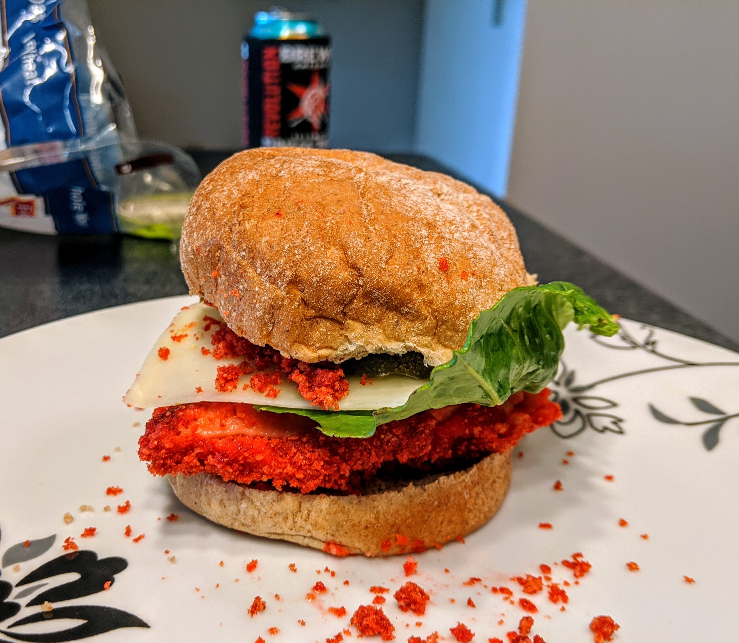 Flaming Hot Cheeto Chicken Sandwich | Boxcar Cook